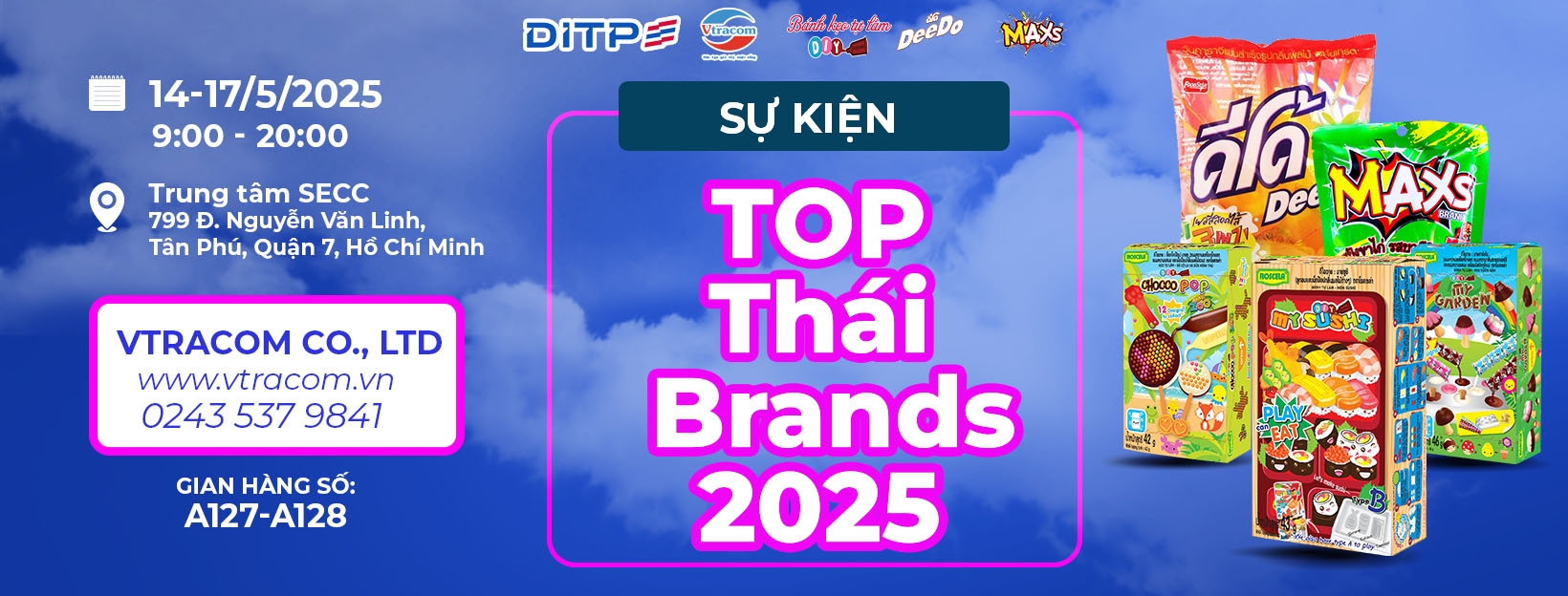 Việt Quốc (VTRACOM) Chinh Phục Thị Trường Hàng Tiêu Dùng Thái Lan Tại TOP THAI BRANDS 2025 ...